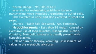 Dyselectrolytemia | PPTX