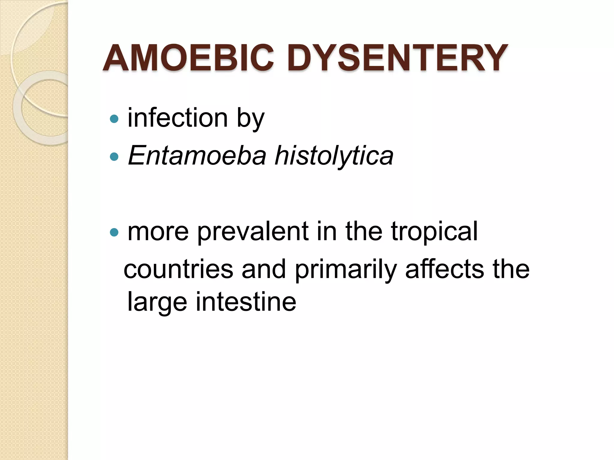 Dysenteries | PPTX