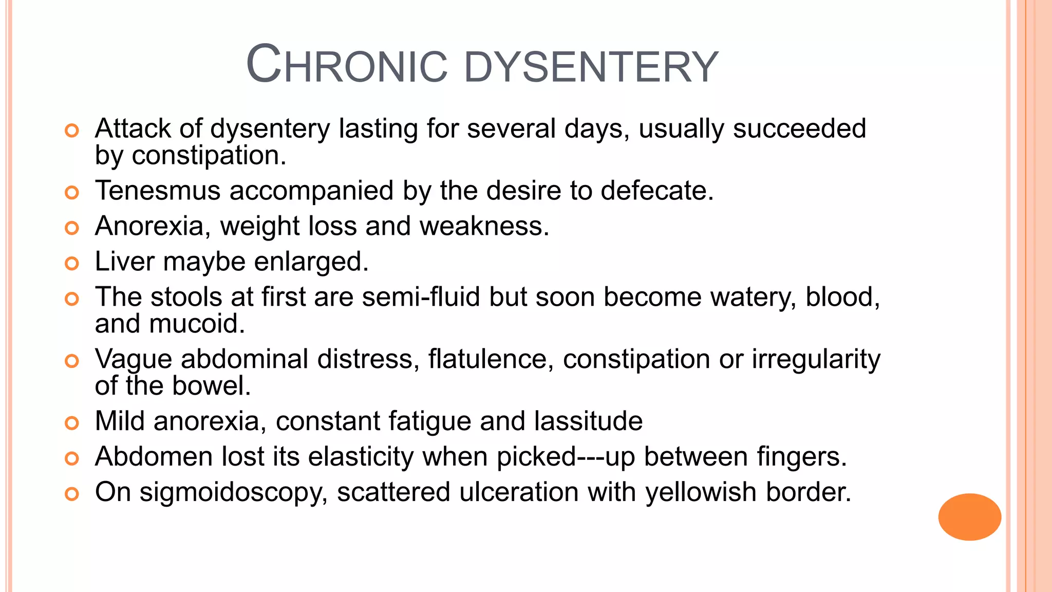 Dysentery/Bloody diarrhea | PPTX