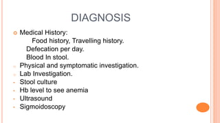 Dysentery/Bloody diarrhea | PPTX