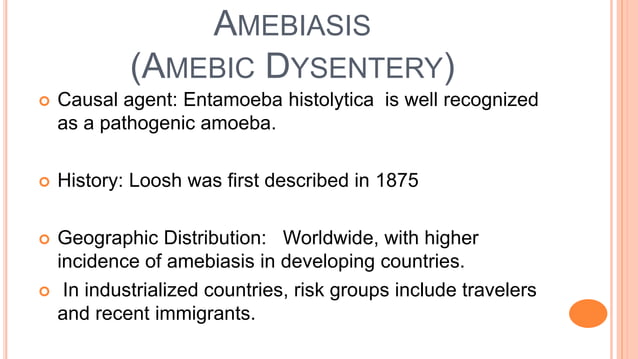 Dysentery/Bloody diarrhea | PPTX | Infectious Diseases | Diseases and ...
