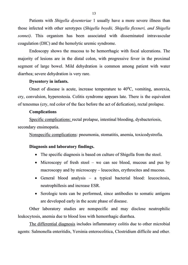 Dysentery shigelosis (2) (1) I.S.M CENTRAL CAMPUS | PDF