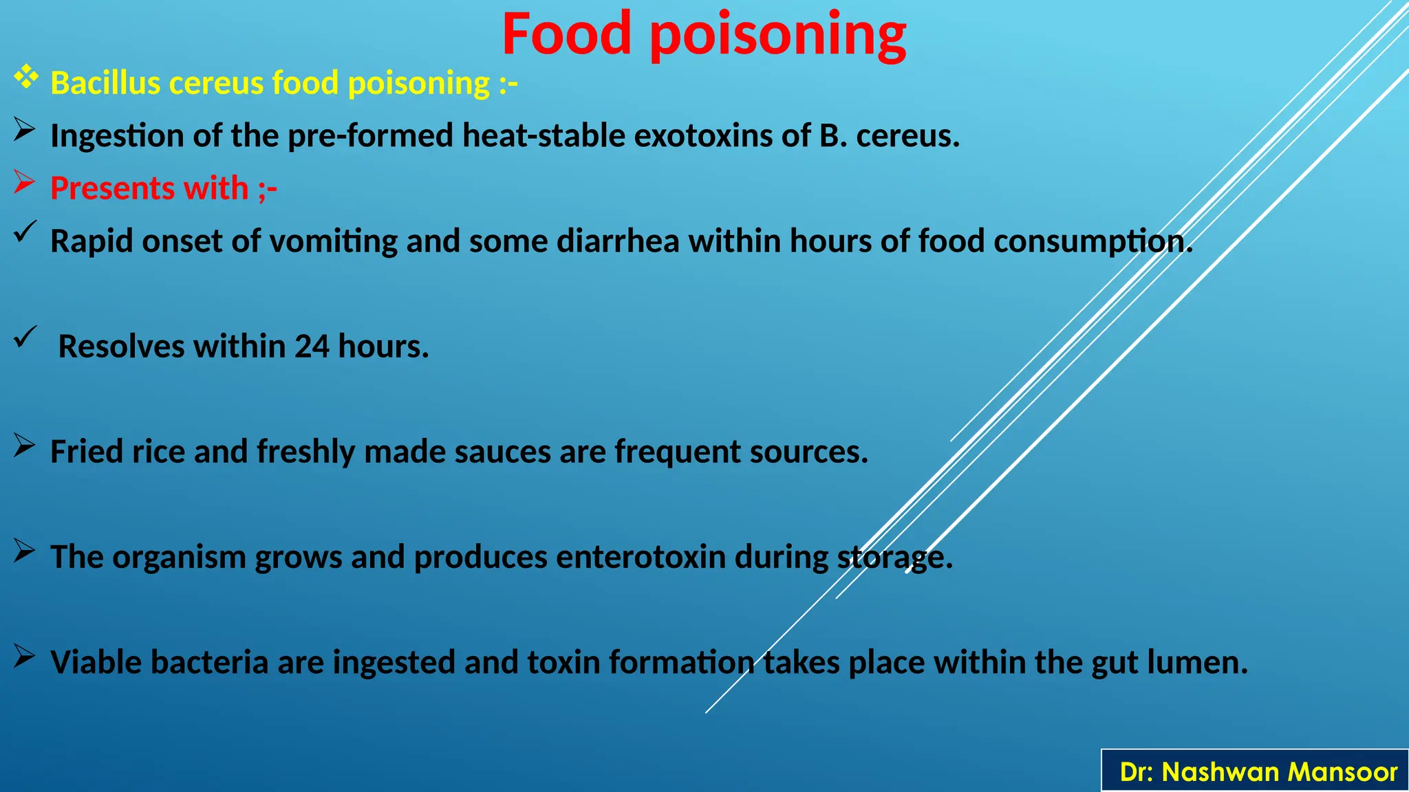 Food poisoning and Dysentry (internal medicine).pptx