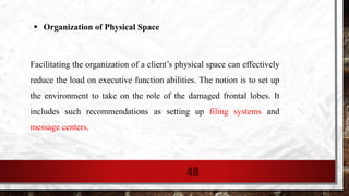 Management of Dysexecutive symptoms | PDF