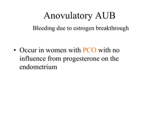 Dysfunctional uterine bleeding | PDF