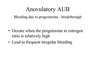 Dysfunctional uterine bleeding | PDF