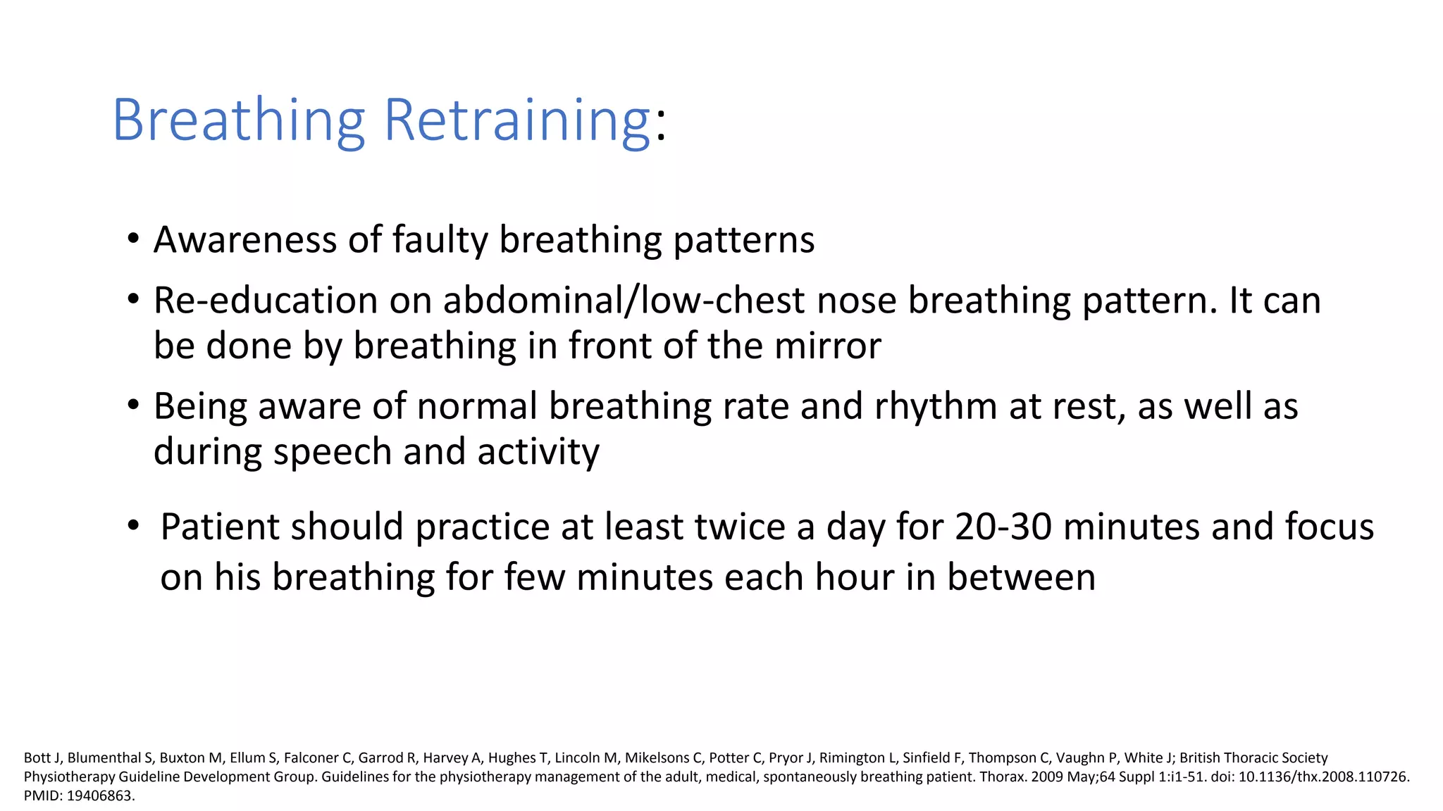 Dysfunctional breathing | PPTX