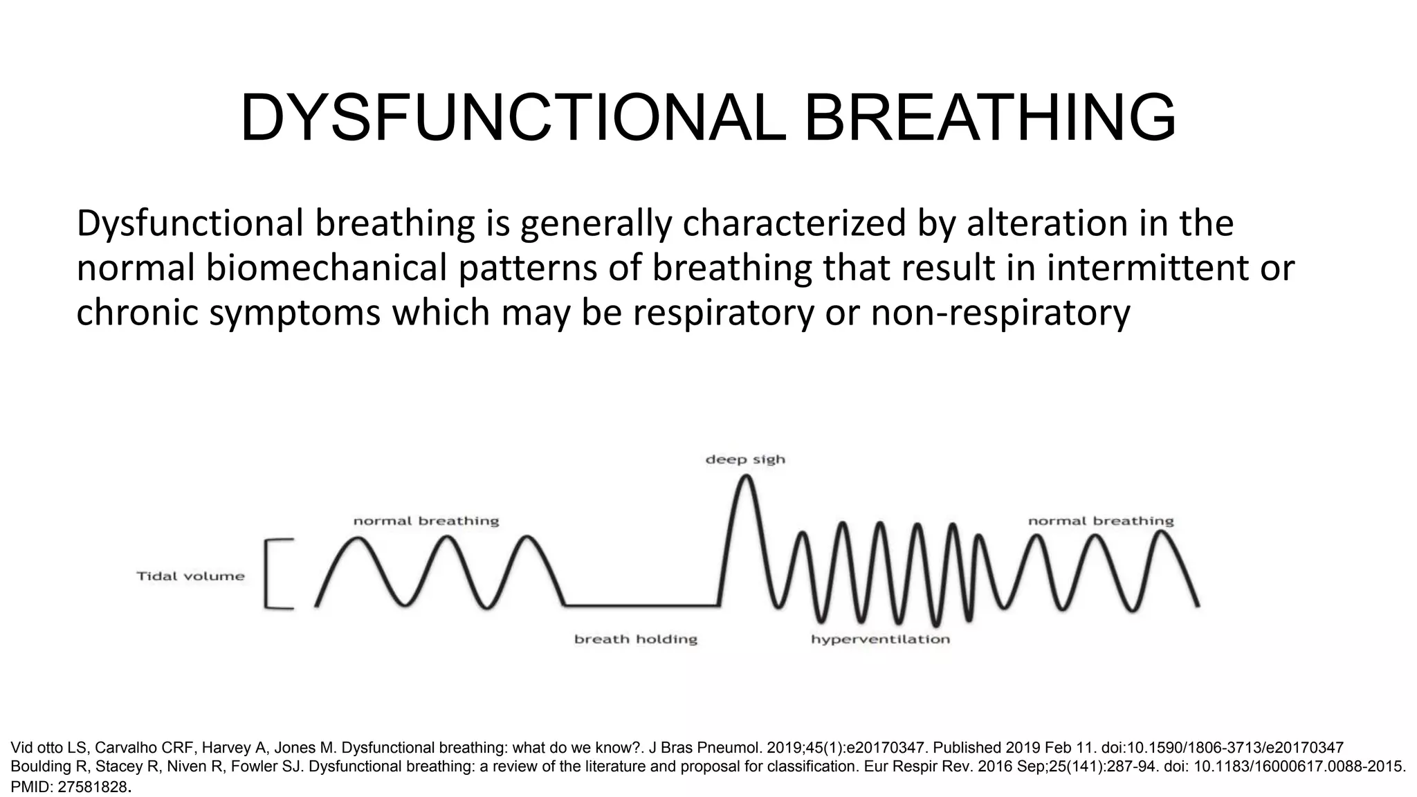 Dysfunctional breathing | PPTX