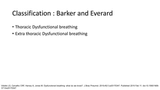Dysfunctional breathing | PPTX