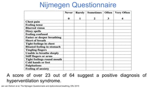 Dysfunctional breathing | PPTX