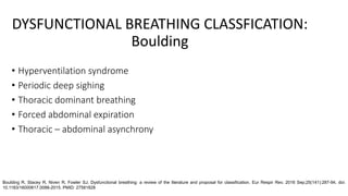 Dysfunctional breathing | PPTX