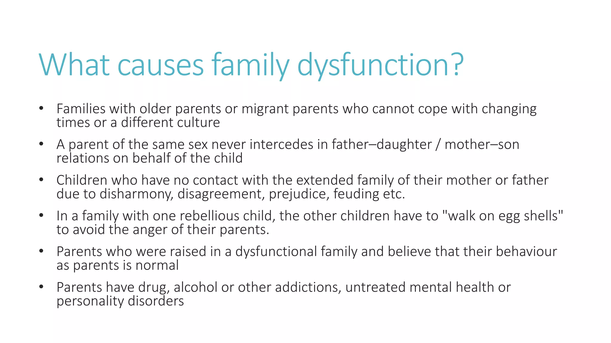 Have you lived in a dysfunctional family | PPTX
