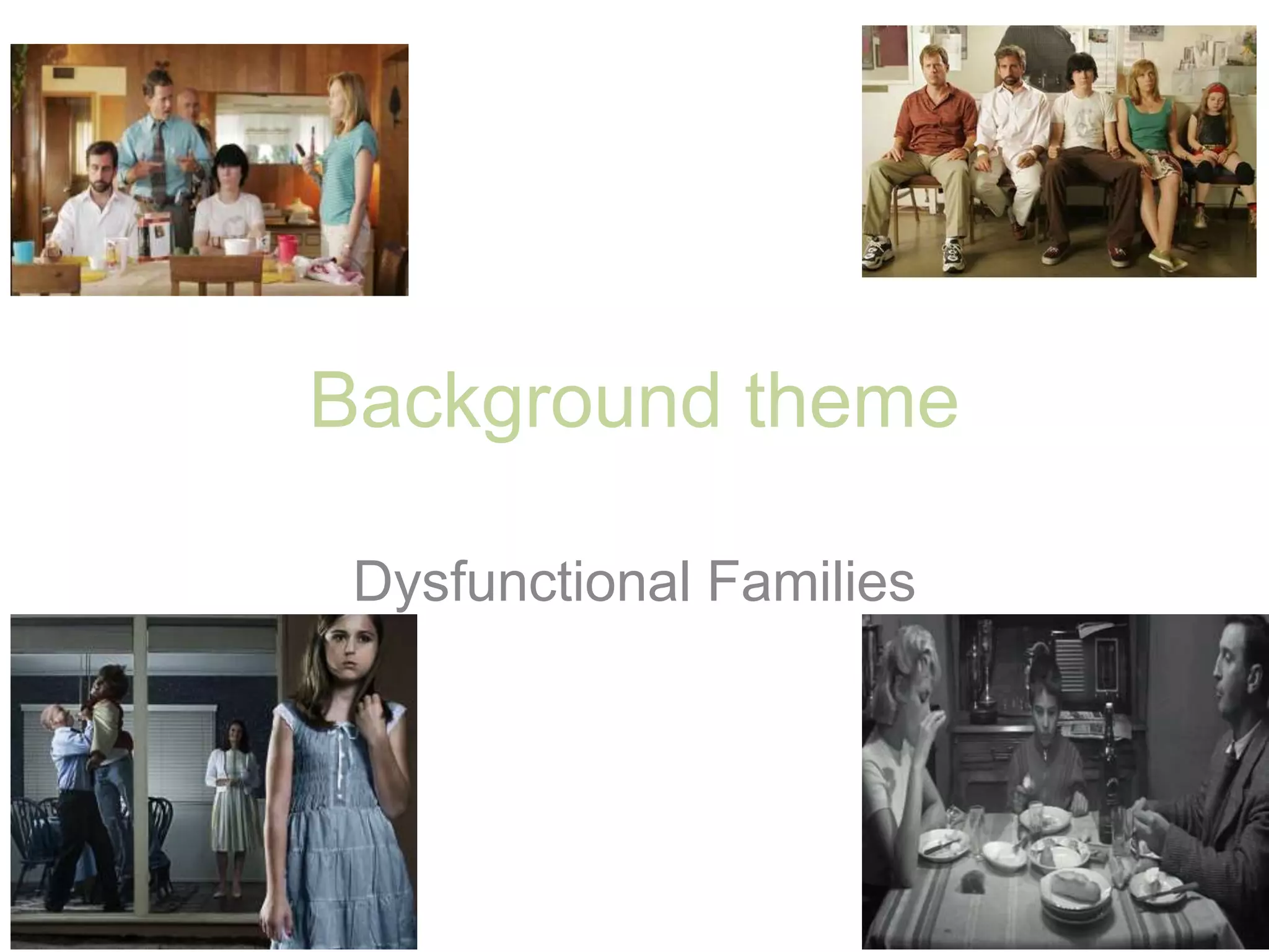 Dysfunctional family presentation | PPTX