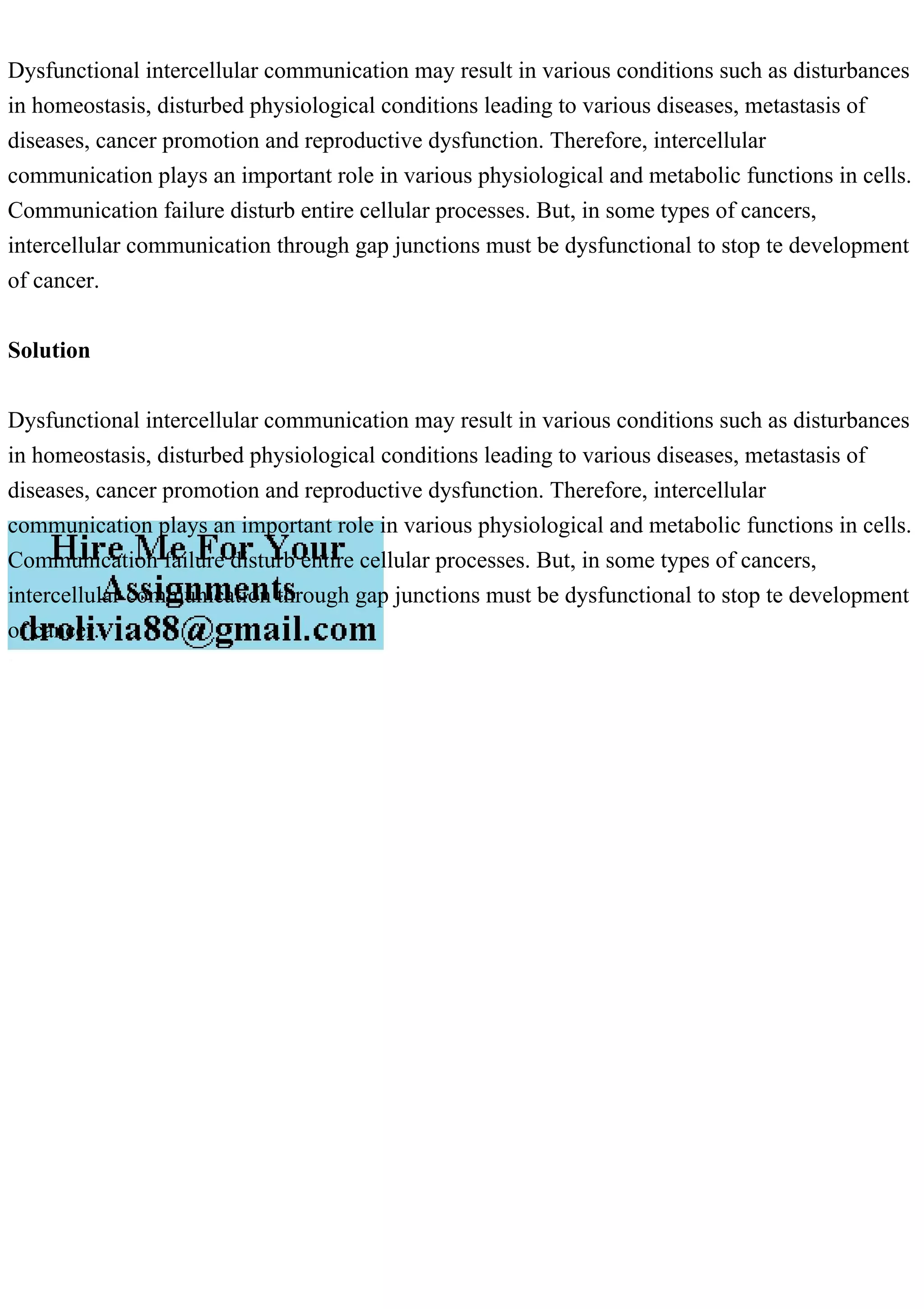 Dysfunctional intercellular communication may result in various cond.pdf