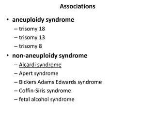Dysgenesis of the corpus callosum | PPTX