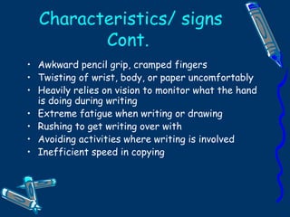 Dysgraphia | PPT