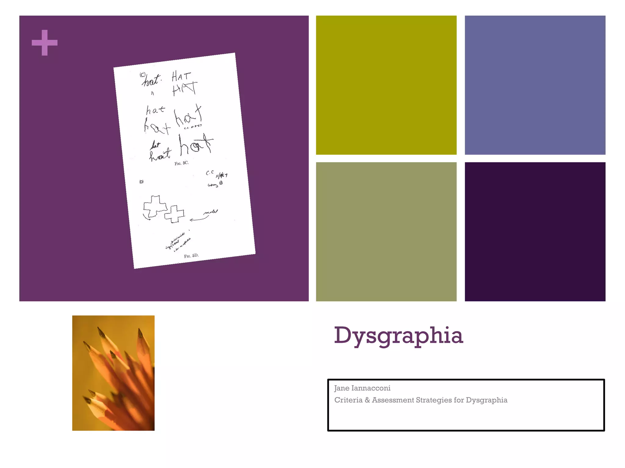 Dysgraphia | PPT