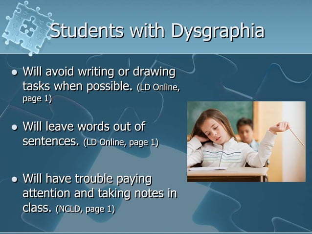 Dysgraphia | PPTX | Brain and Nervous System Disorders | Diseases and Conditions