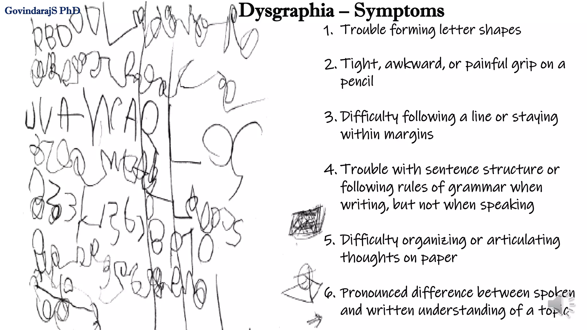 Learning Disabilities - Dysgraphia and Dyspraxia | PDF