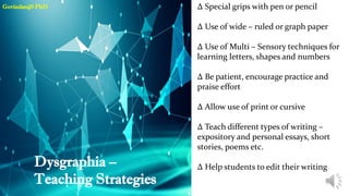 Learning Disabilities - Dysgraphia and Dyspraxia | PDF | Brain and ...