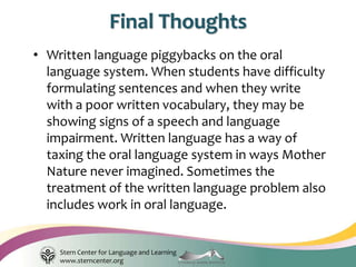 Writing, Dysgraphia and the Human Brain | PPT
