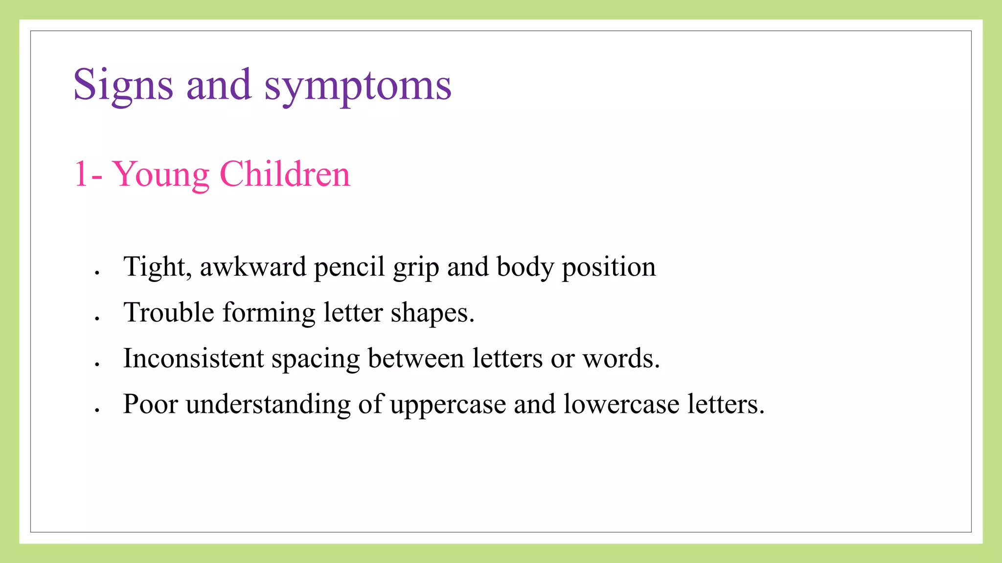 Dysgraphia Speech Therapy | PPTX