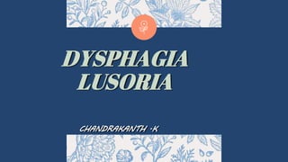 Dyshagia lusoria | PPTX
