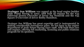 Dysinger Jon William – Formerly with Andy Petree Racing and Triad ...