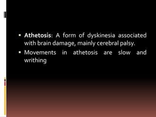 Dyskinesia | PPTX