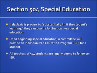 Dyslexia Education | PPT