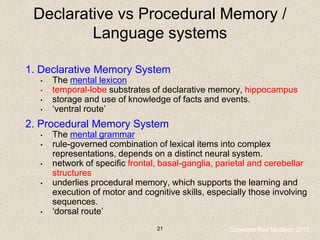Cerebellum and Cognitive-sensory motor skill in developmental Dyslexia | PDF