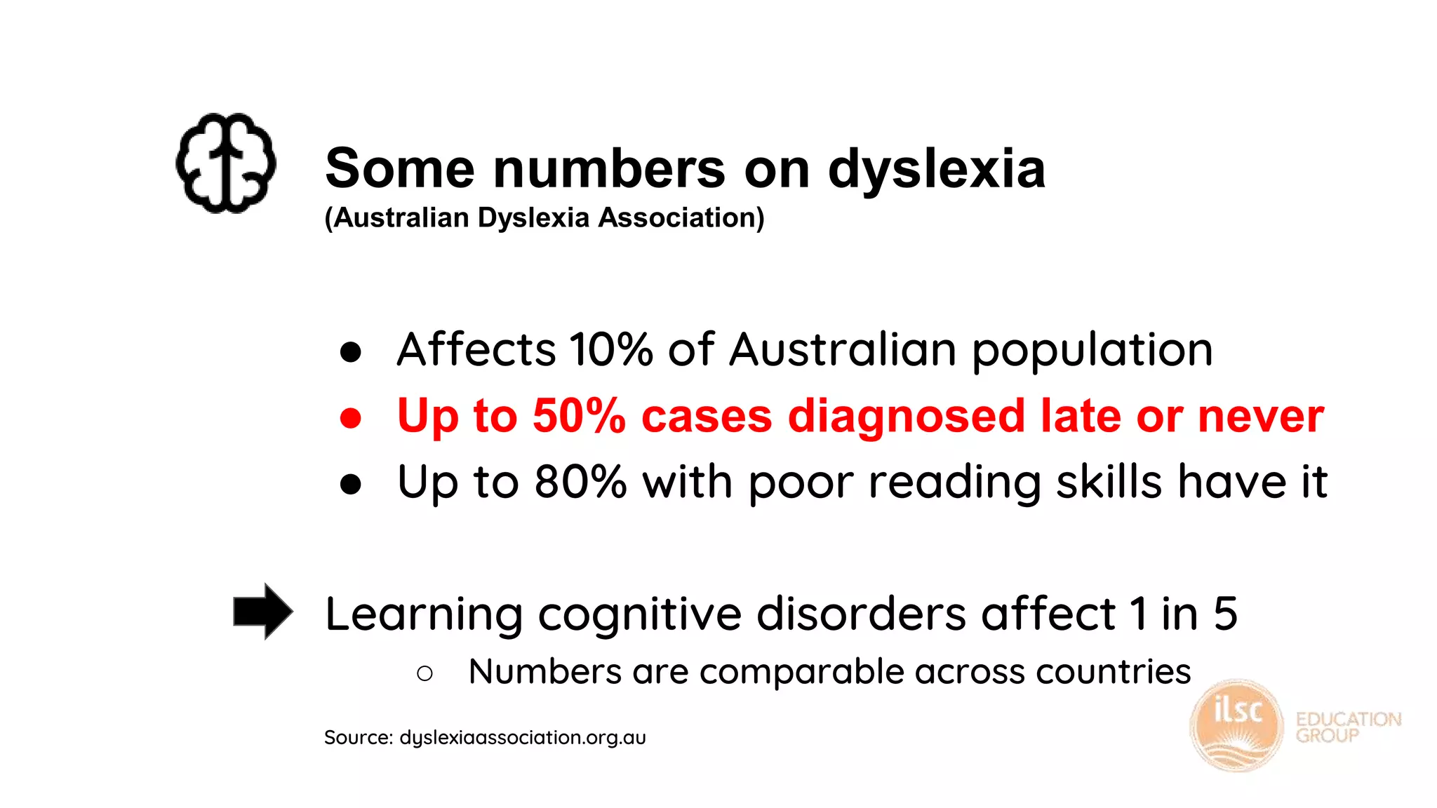 Dyslexia in the ESL classroom | PPTX