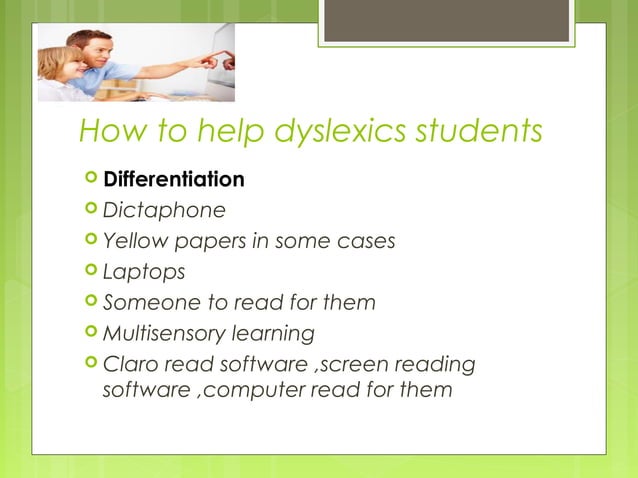 Dyslexia - inclusive practice | PPT