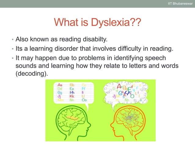 Dyslexia | PPTX | Brain and Nervous System Disorders | Diseases and ...