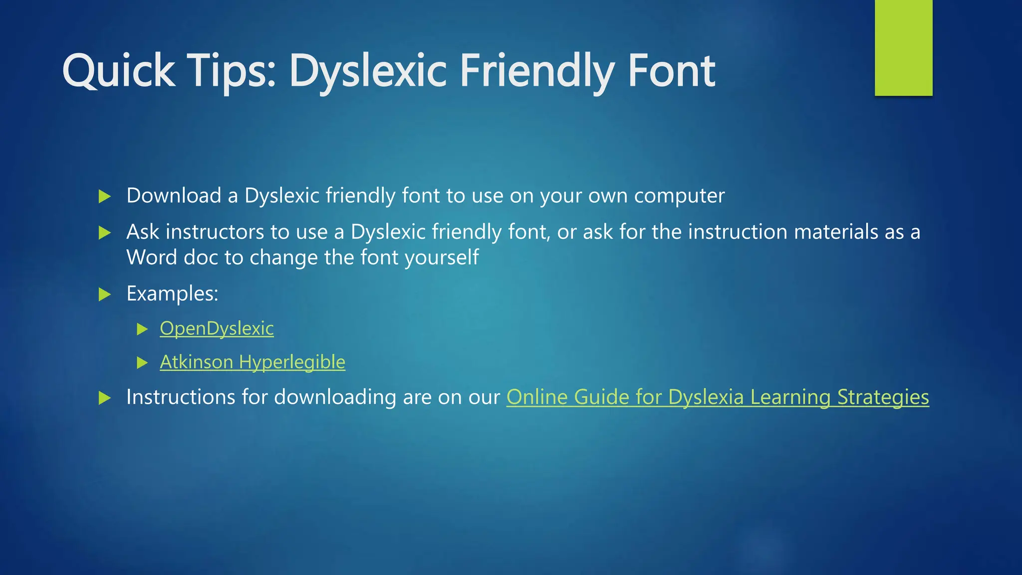 Dyslexia Learner Strategies Updated Oct 2023 | PPTX