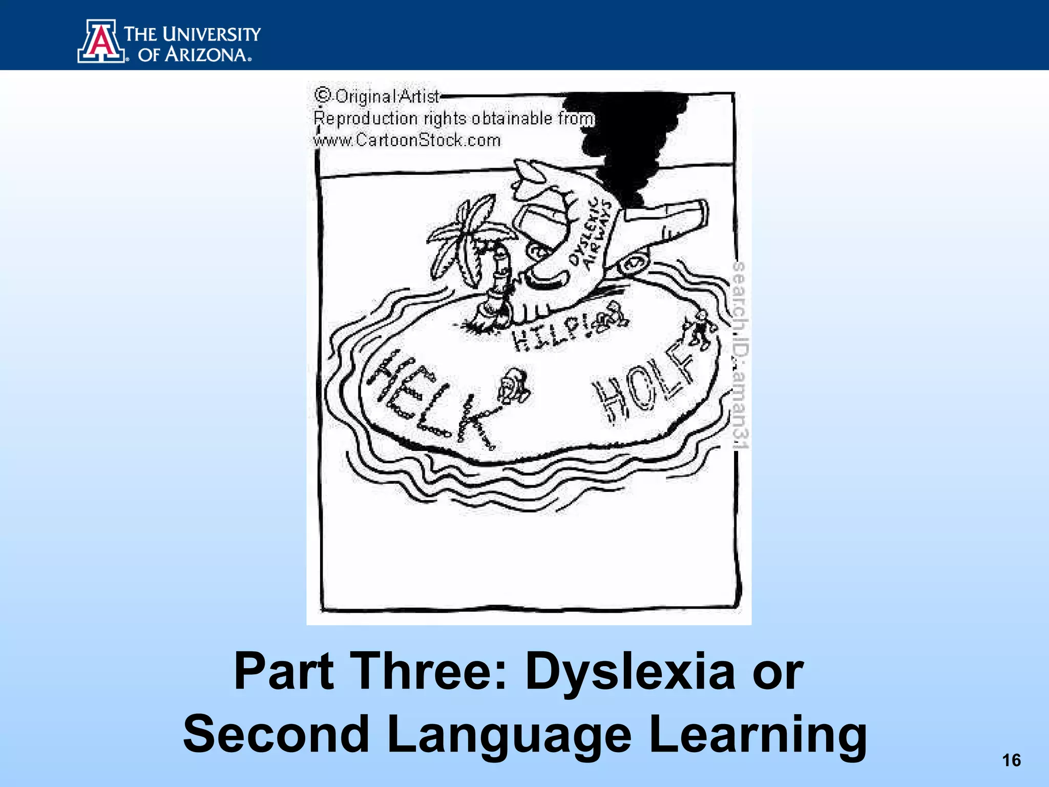 Dyslexia or Second Language Learning? | PPT