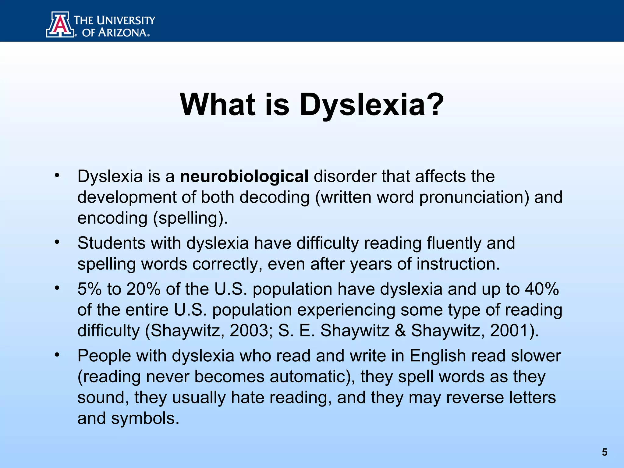 Dyslexia or Second Language Learning? | PPT