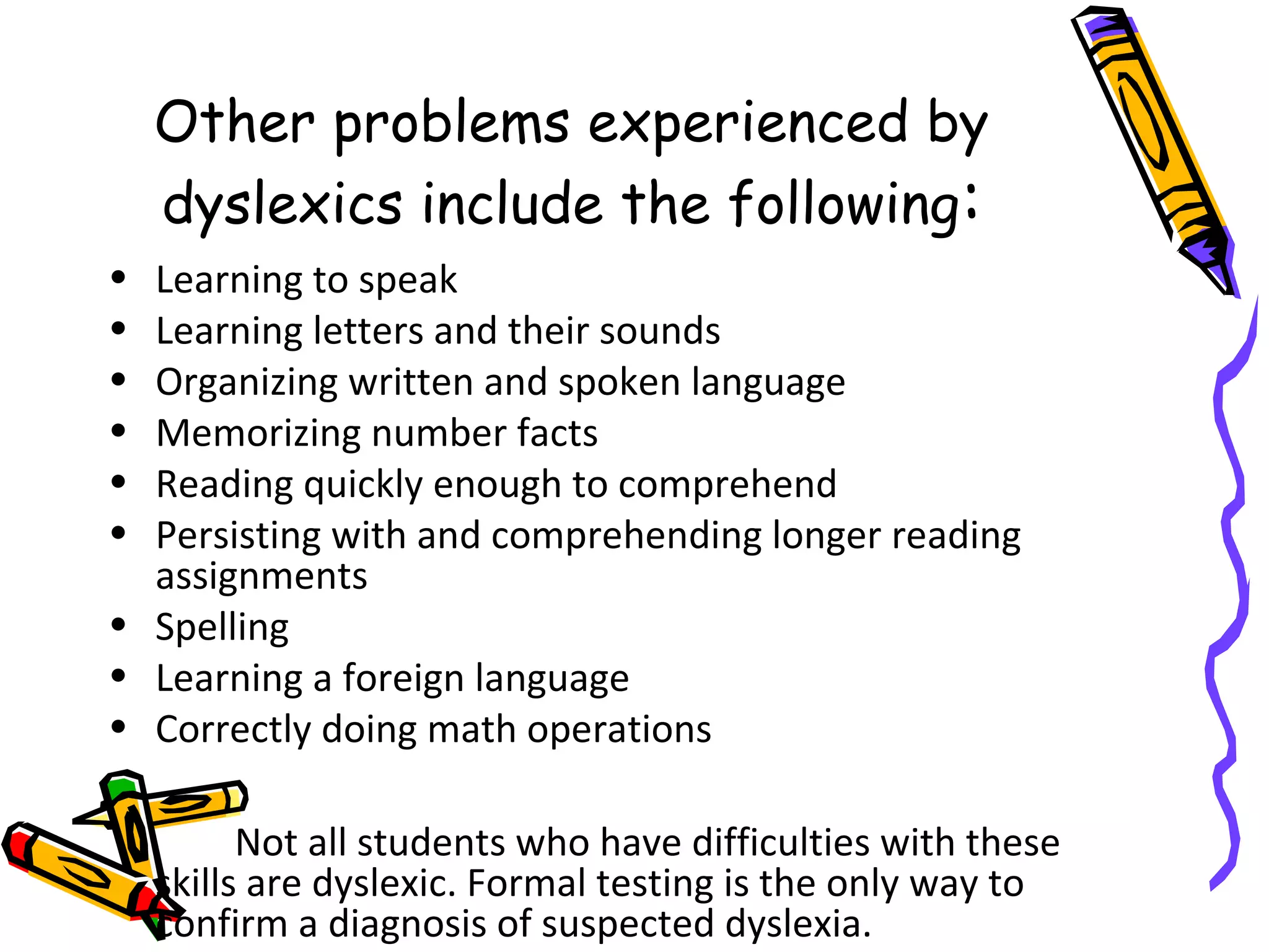 Dyslexia powerpoint | PPT
