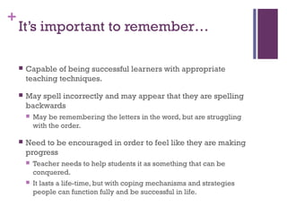 Dyslexia presentation | PPT