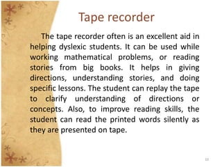 Dyslexia & technology | PPTX