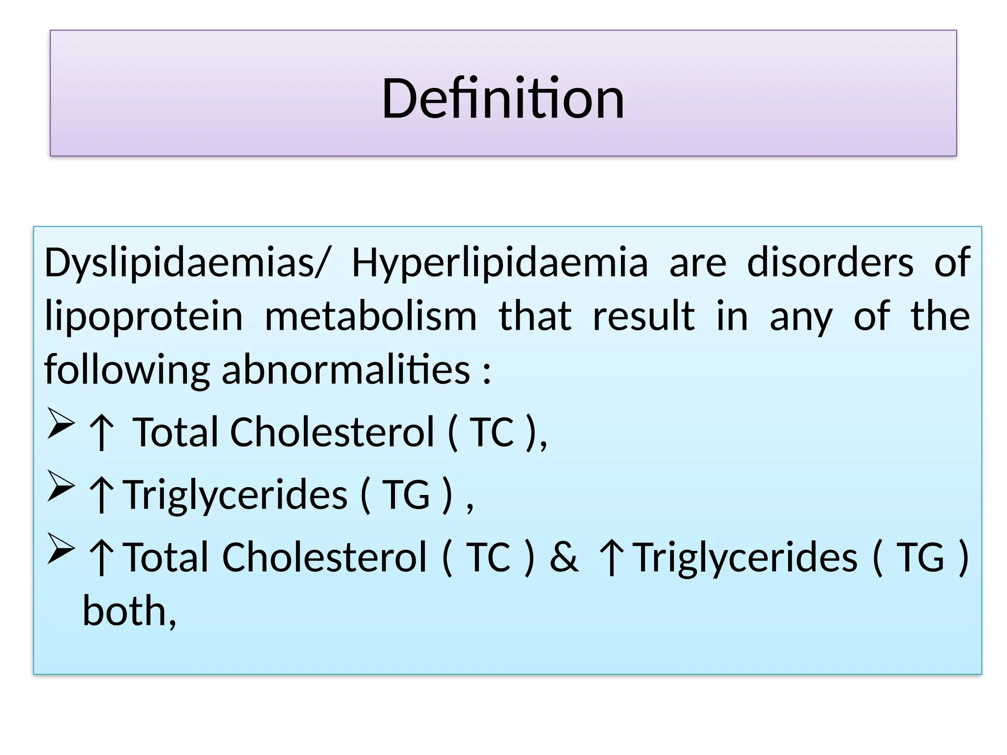 Dyslipidaemia,Causes, Types, Prevalence & modern Treatment of ...