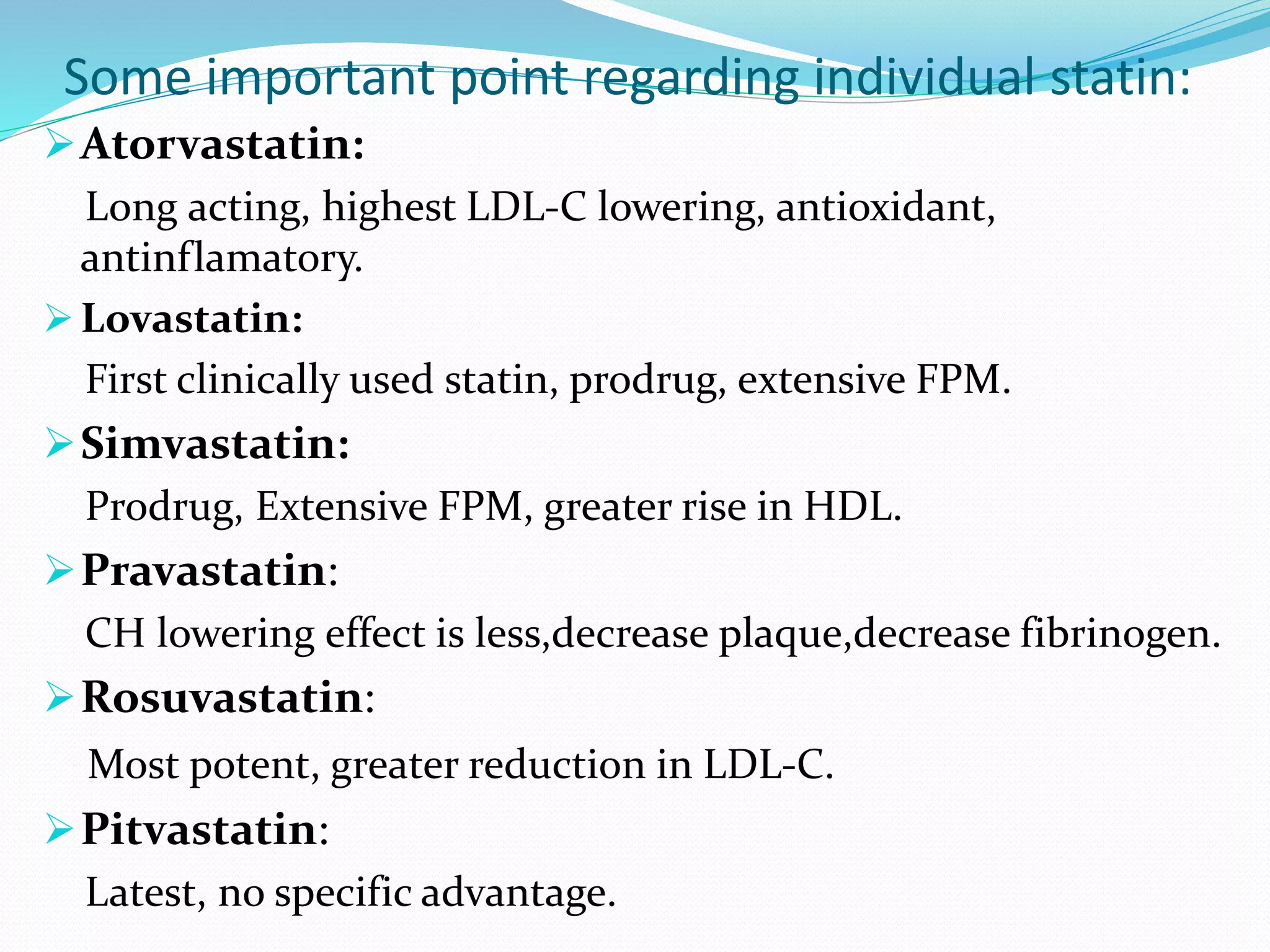 Dyslipidaemia presentation | PPTX