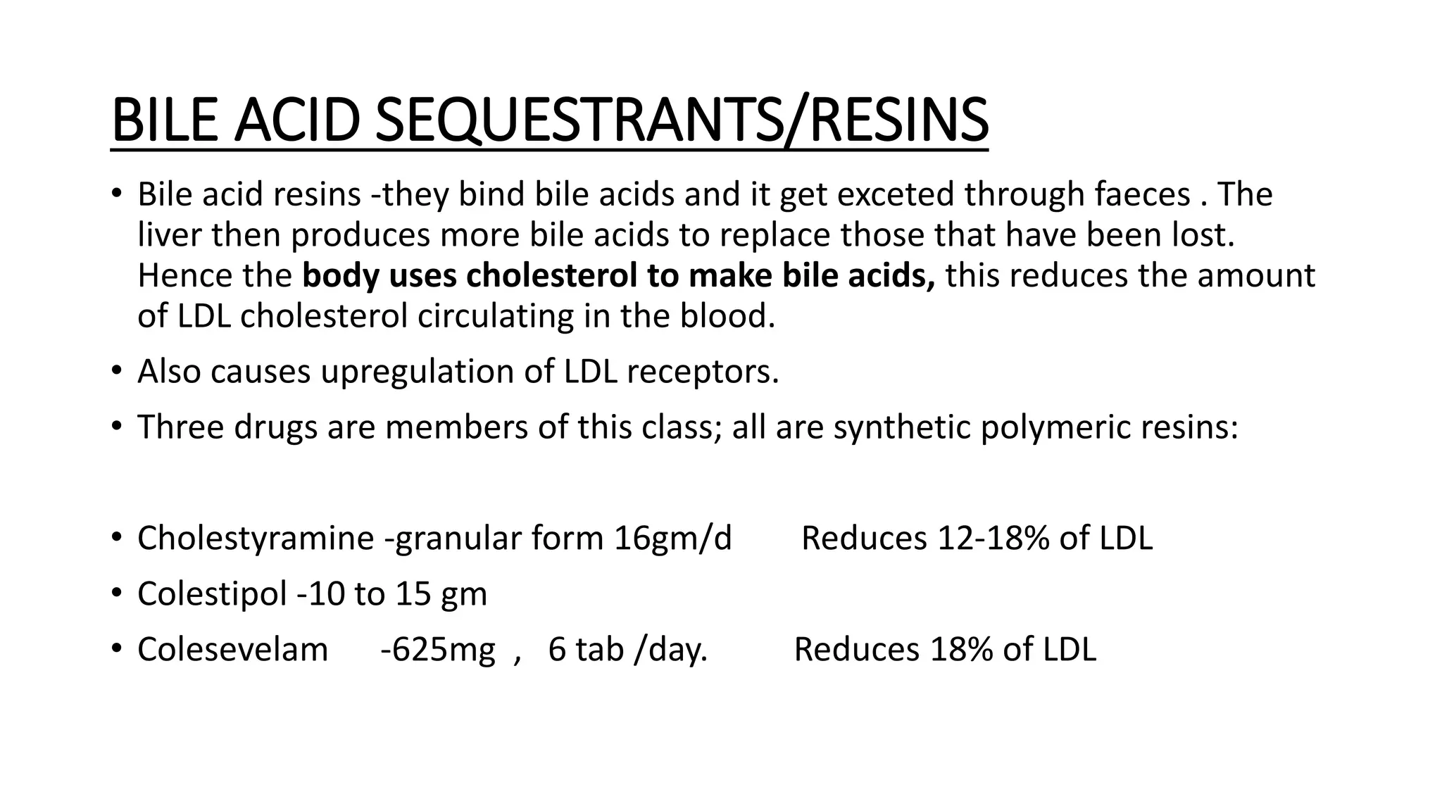 Drugs for Dyslipidemia | PPTX