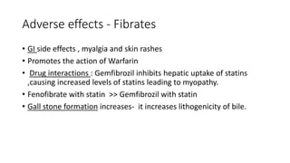 Drugs for Dyslipidemia | PPTX