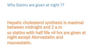 Drugs for Dyslipidemia | PPTX