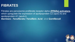 Patient Counseling of Antihyperlipidemic drugs | PDF