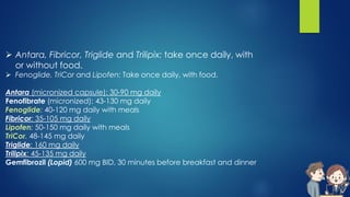 Patient Counseling of Antihyperlipidemic drugs | PDF