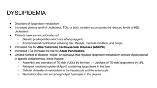 dyslipidemia pathophysiology, risk factors, prevention, complications ...