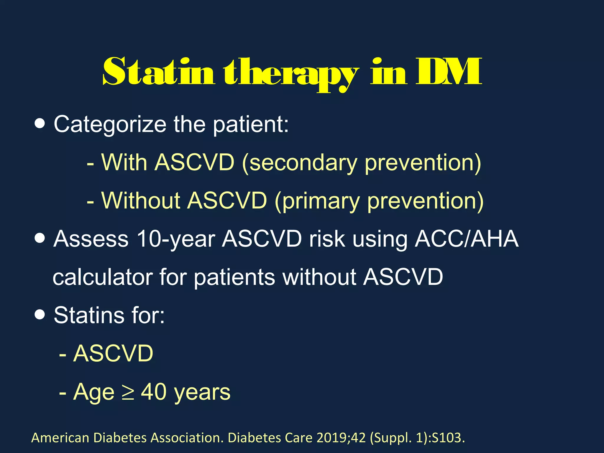 Dyslipidemia in diabetes | PPT