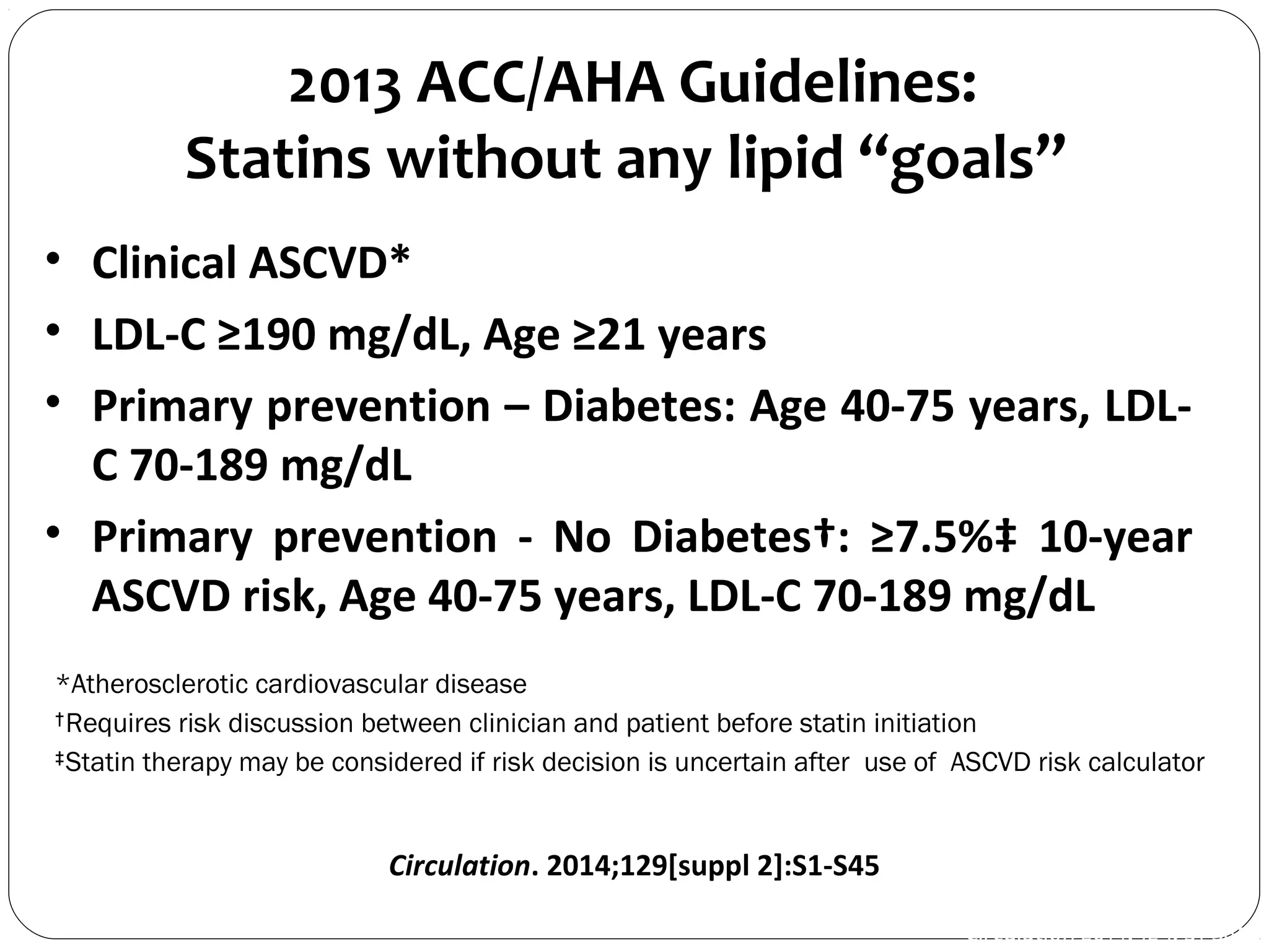 Dyslipidemia management an evidence based approach | PPT